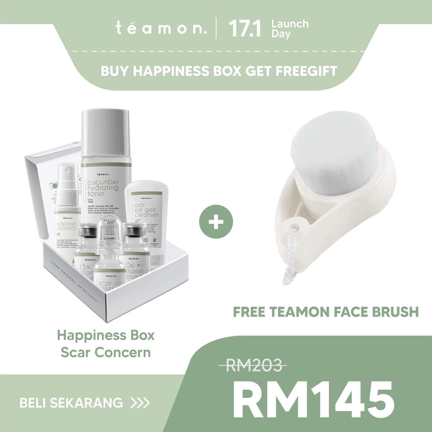 Teamon Skin - Free Cleanser Sample – Teamon Malaysia