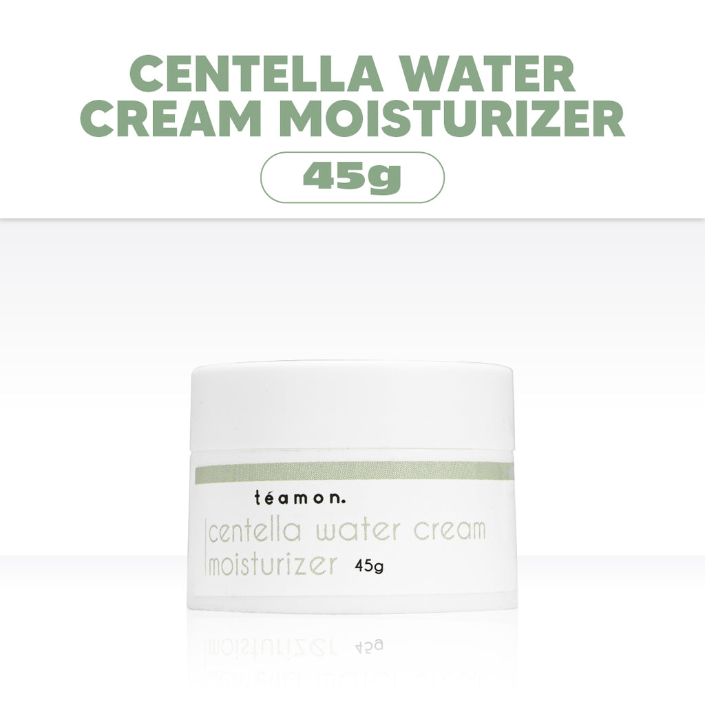 Teamon Centella Water Cream Moisturizer 45g - Hydrating Gel Moisturizer ...